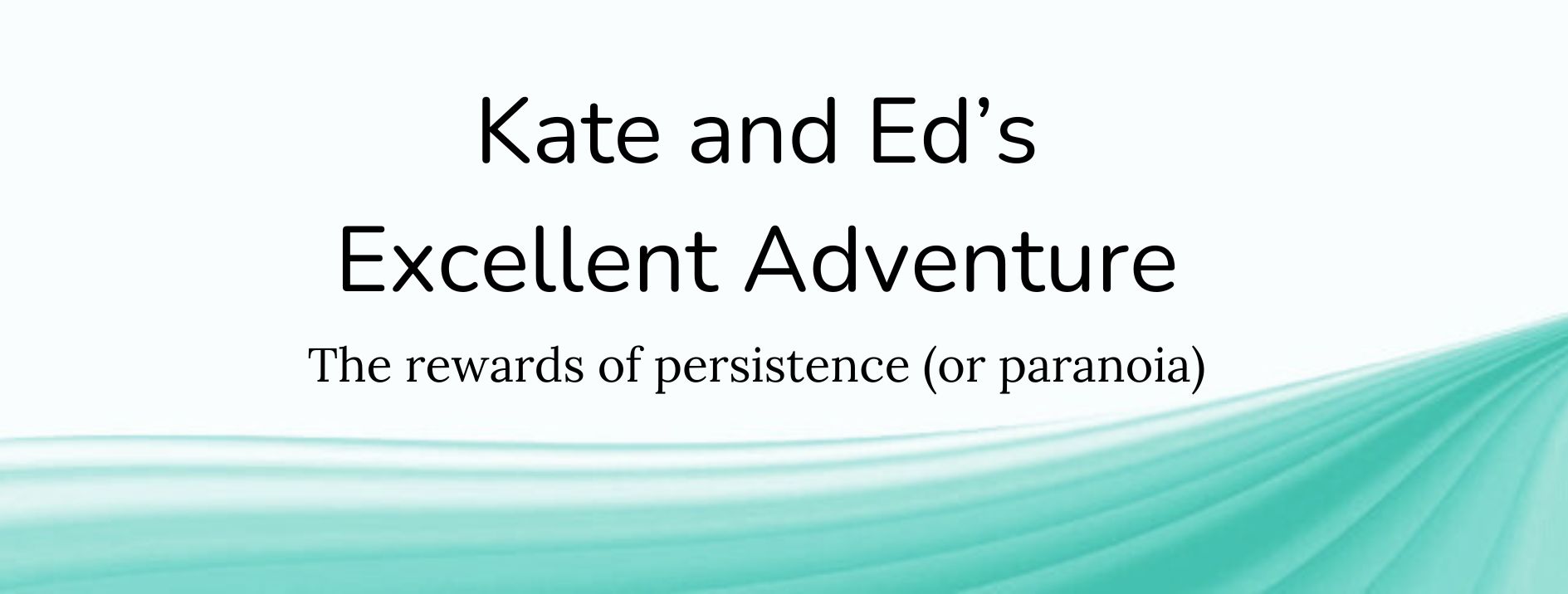 The Rewards of Persistence - The Rest of my Time